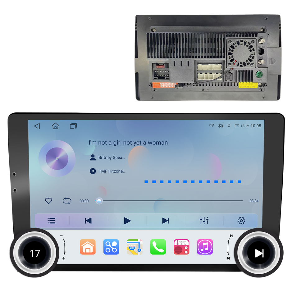 Double Knob Car Head Unit – NUNOO